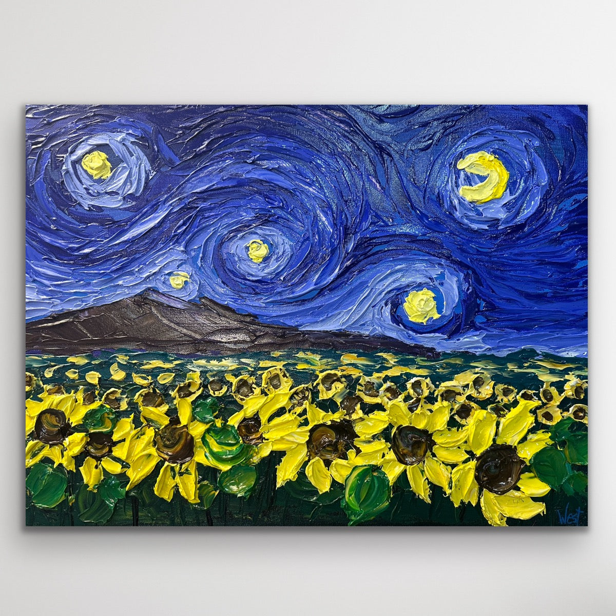 The Starry Night Original Vincent Van Gogh Starry Night Original