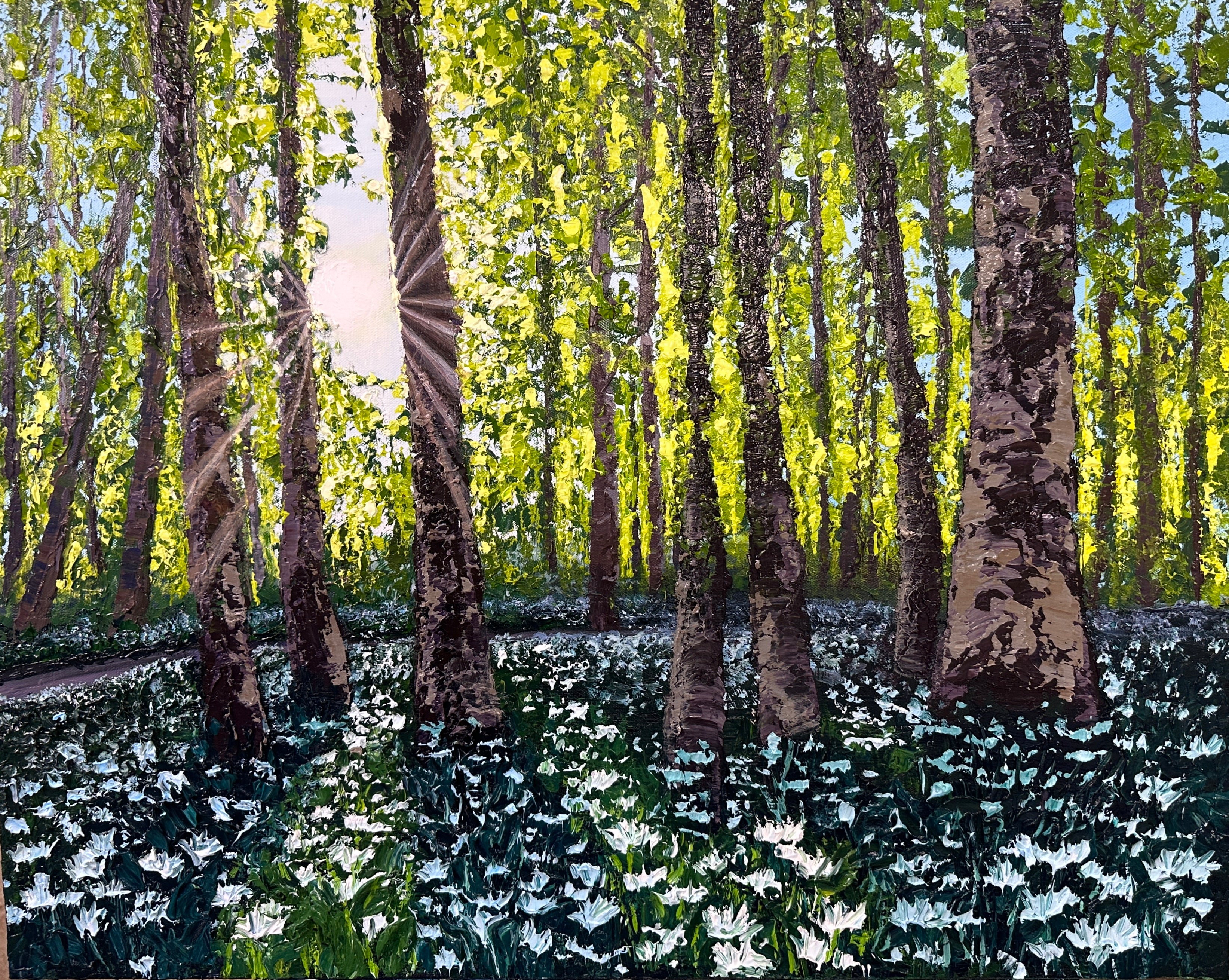 "Sunlit Grove"- Artwork